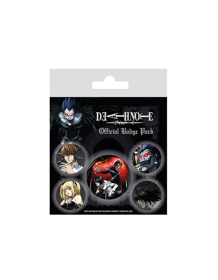 Death Note - Paquet de badges — Boutique Jaggers